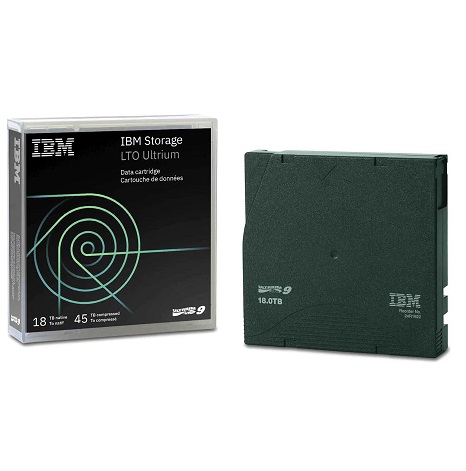 קלטת גיבוי לטיפ IBM 02XW568 LTO-9 Ultrium 9 Data Cartridge 45TB