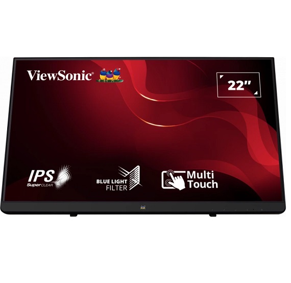 מסך מוניטור מקצועי מסך מגע כולל רמקולים ViewSonic TD2230 22'' LED Full ...
